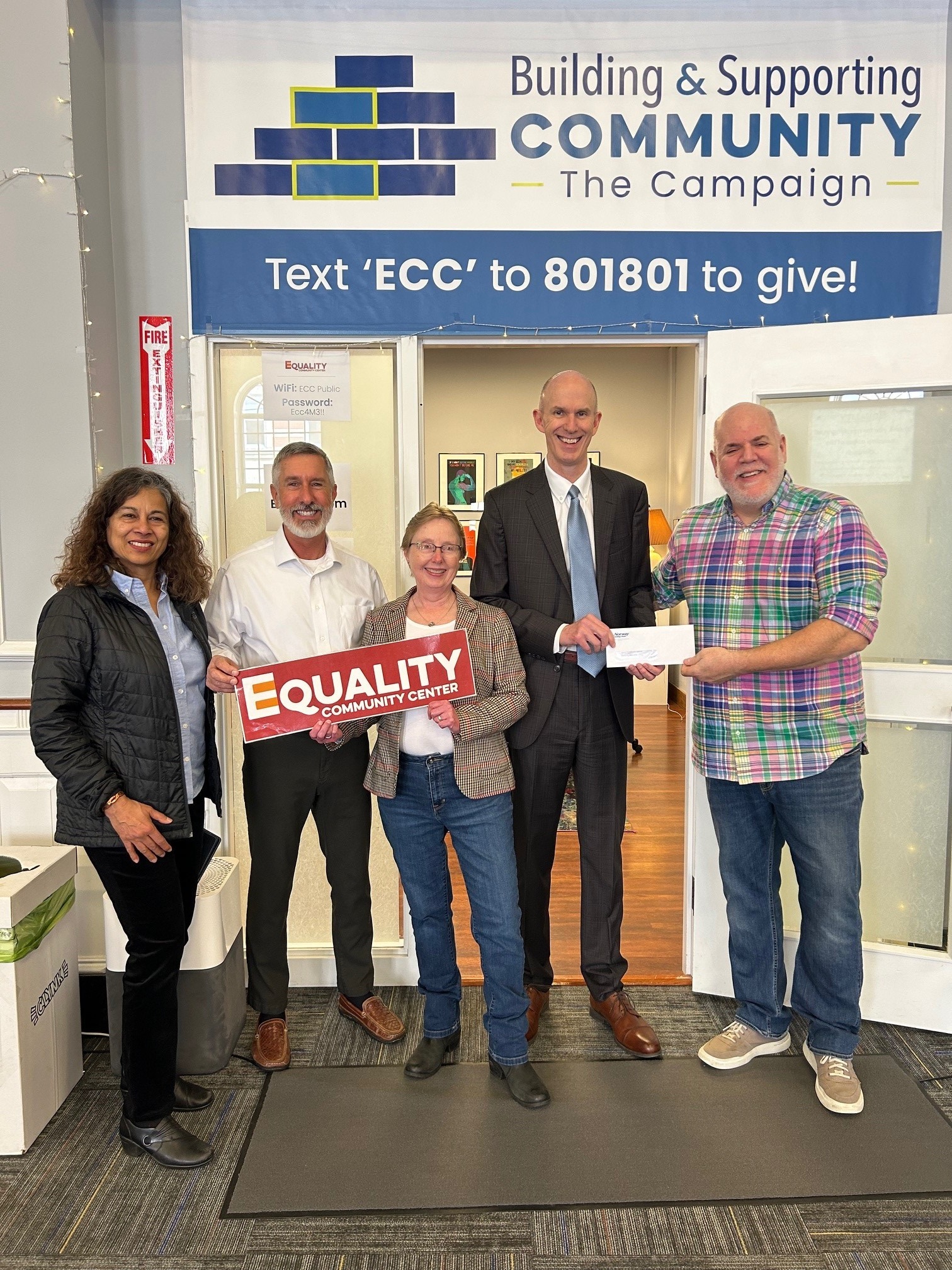 NSB Delivers $50,000 to Equality Community Center in Portland - Norway ...