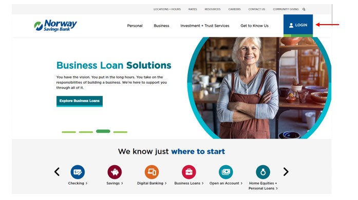 Logging Into NSB Business Online Banking for First Time? - Norway Savings Bank