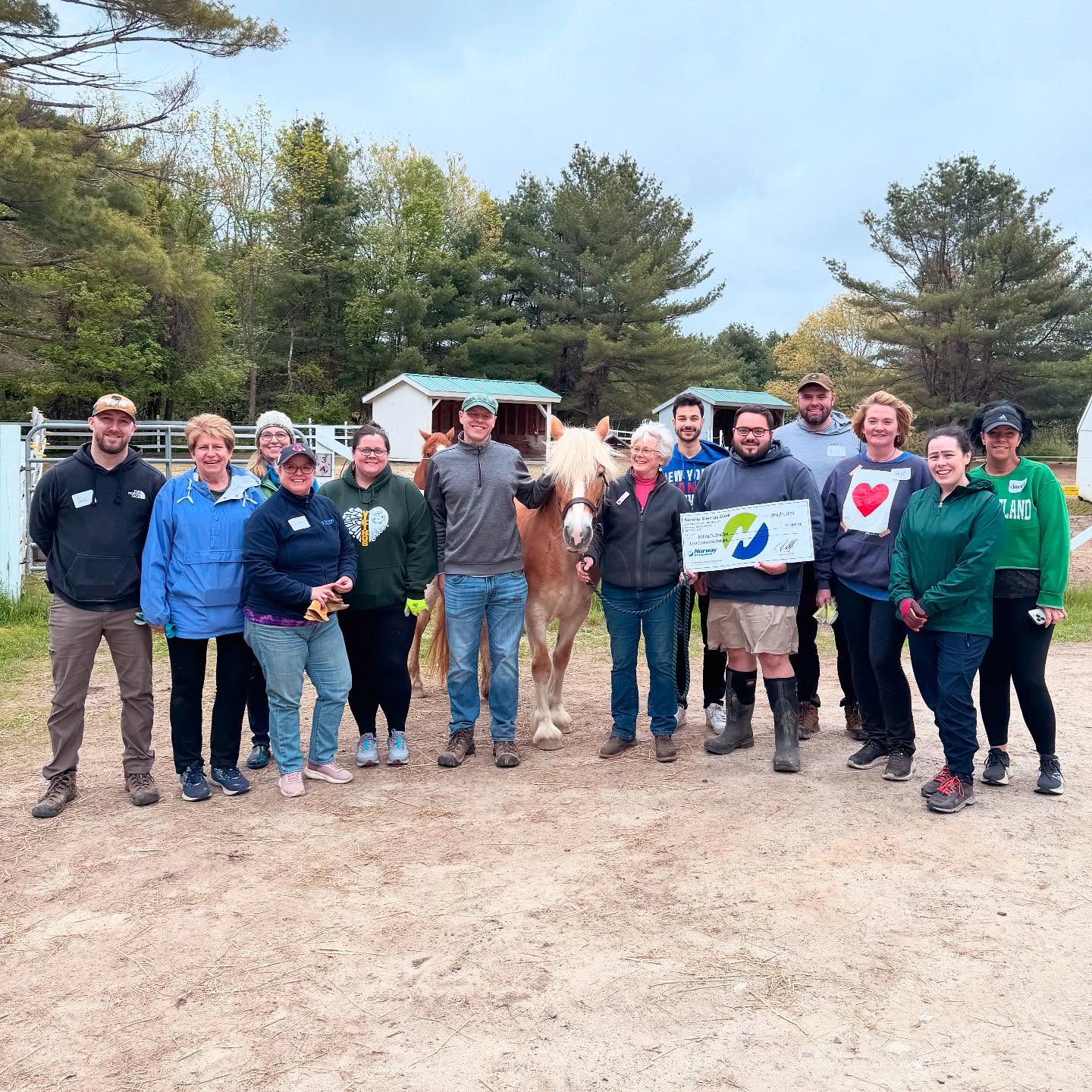 NSB Team Members Lend Helping Hands and Deliver $5,000 to Riding To The Top in Windham - Norway ...