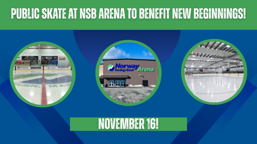 Public Skate at NSB Arena in Auburn to Benefit New Beginnings - Norway ...